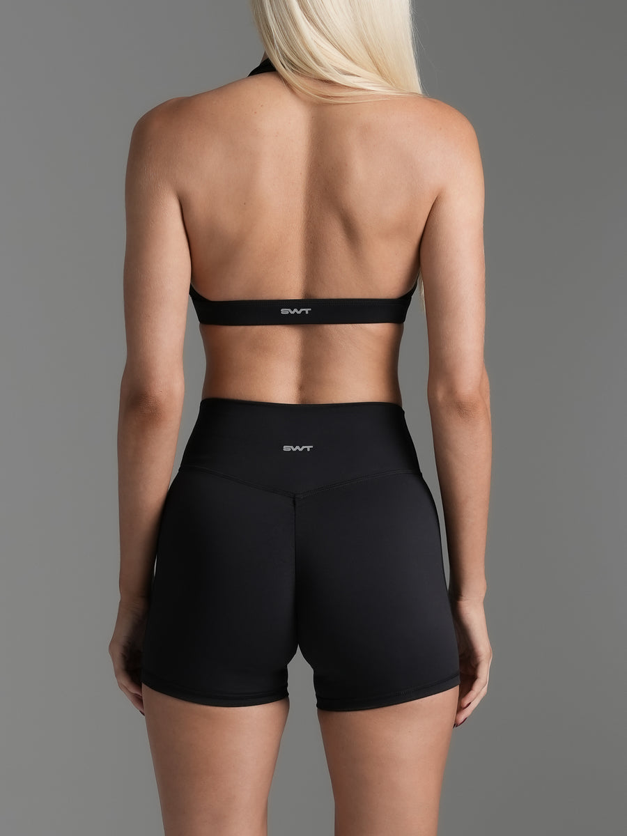 Obsidian Base Backless Halter Bra | SWT Active
