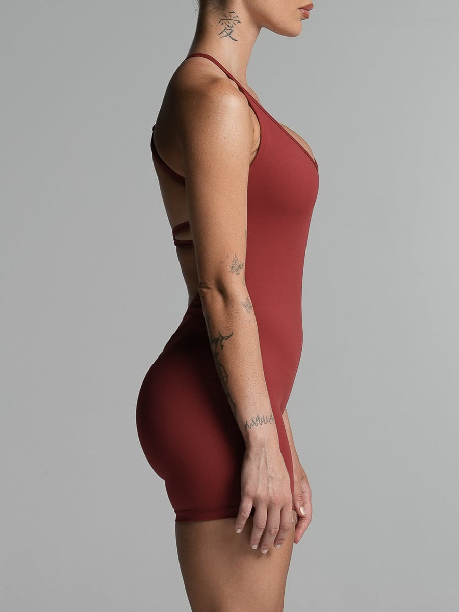 Cherry Base Backless Bodysuit | SWT Active