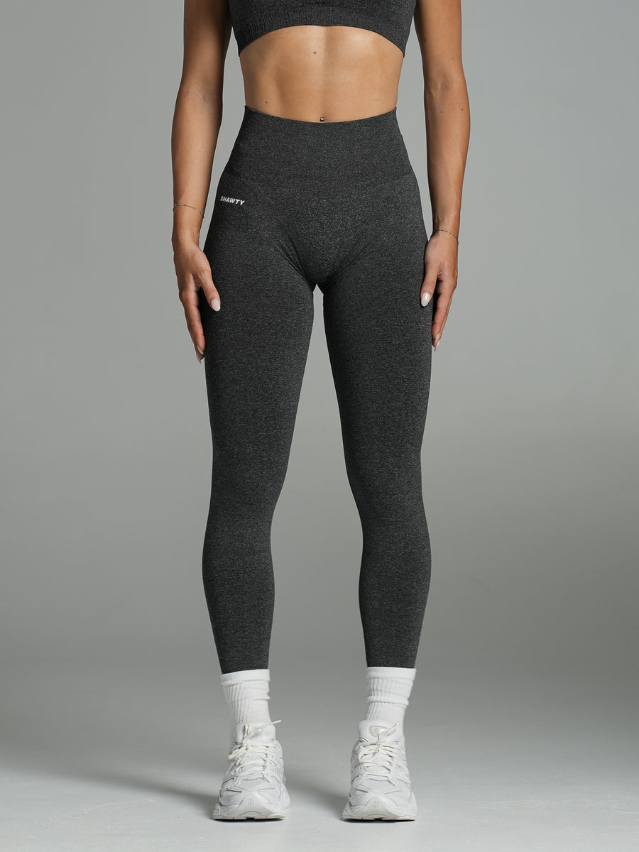 Charcoal Plain Seamless Leggings | Shawty – SWT Active