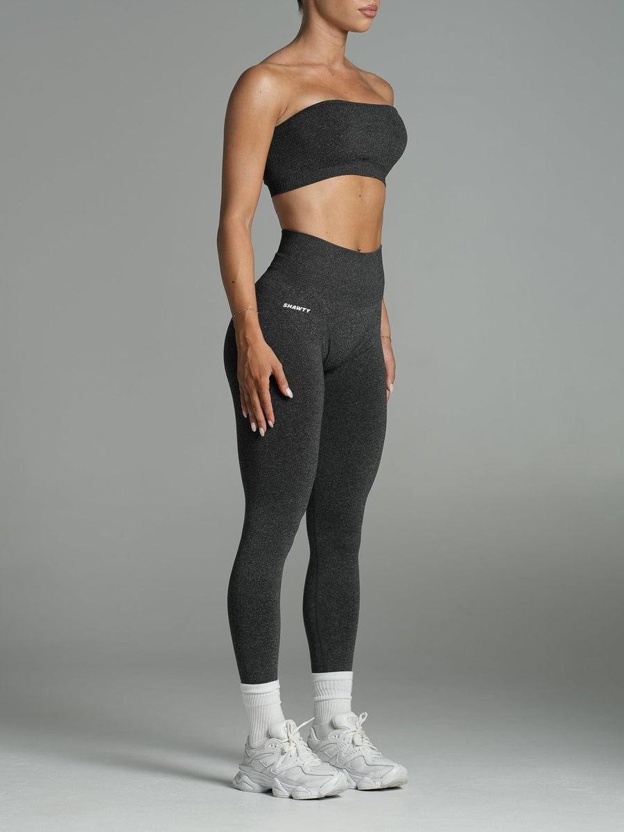 Charcoal Plain Seamless Leggings | Shawty – SWT Active