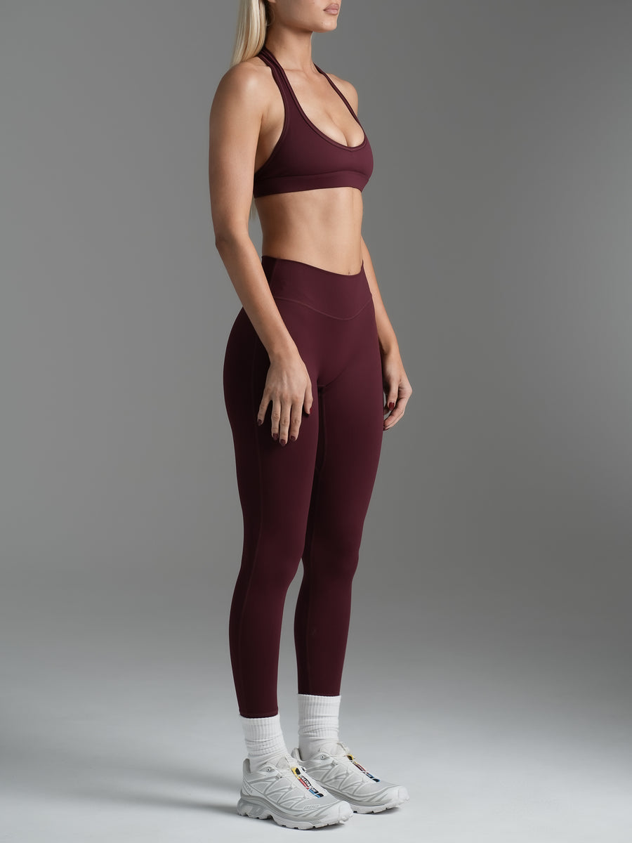 Cherry Cola Base Essential Leggings - Full Length | SWT Active