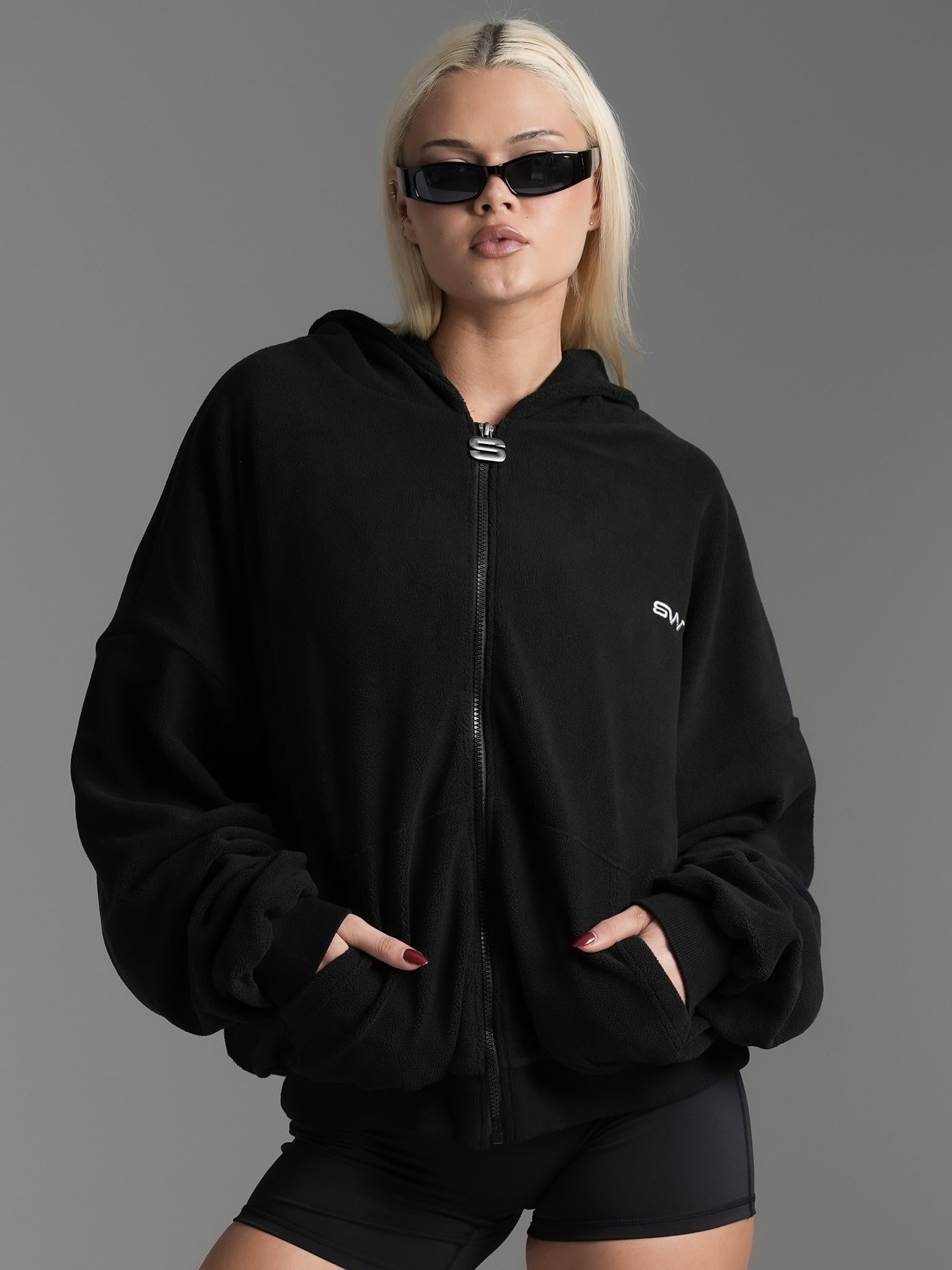 Oversized Teddy Hoodie | SWT Active