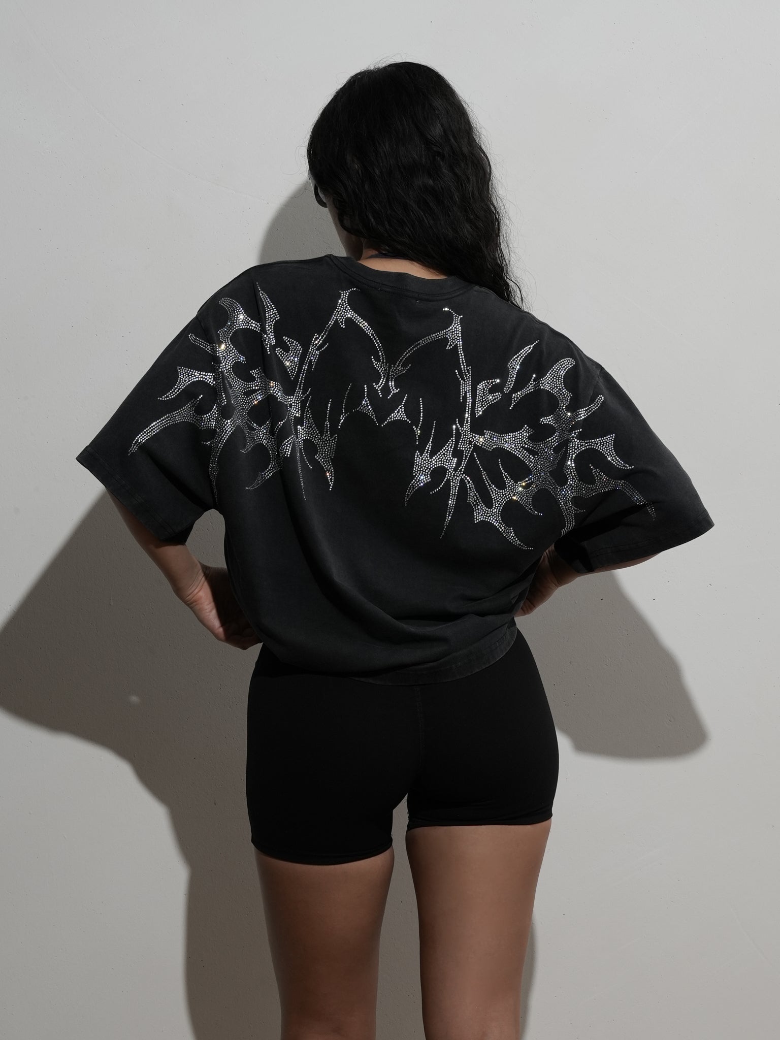 Angel Rhinestone Tee | SWT Active