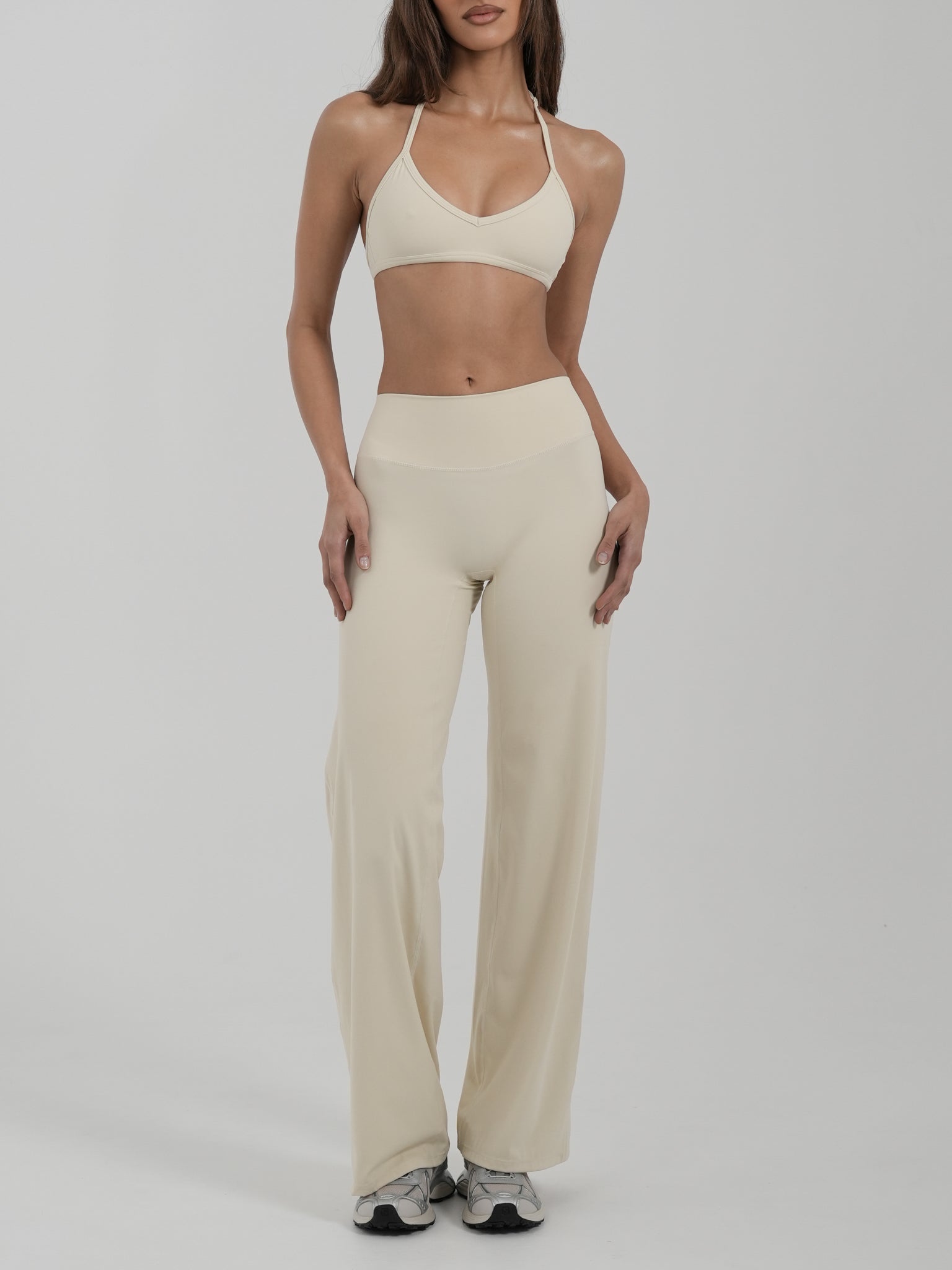 Off White FLX Wide Leg Bottoms | SWT Active