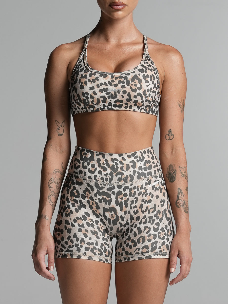 Leopard Base Backless Bra | SWT Active