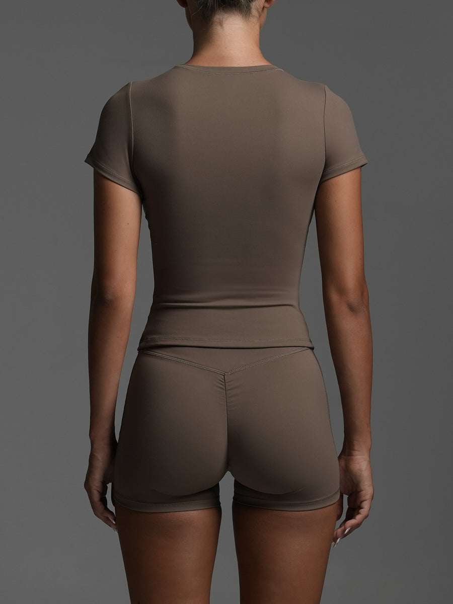 Mocha Base Shape Tee | SWT Active