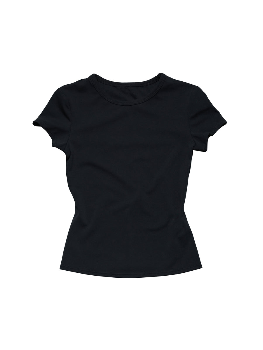 Black FLX Fitted Tee | SWT Active