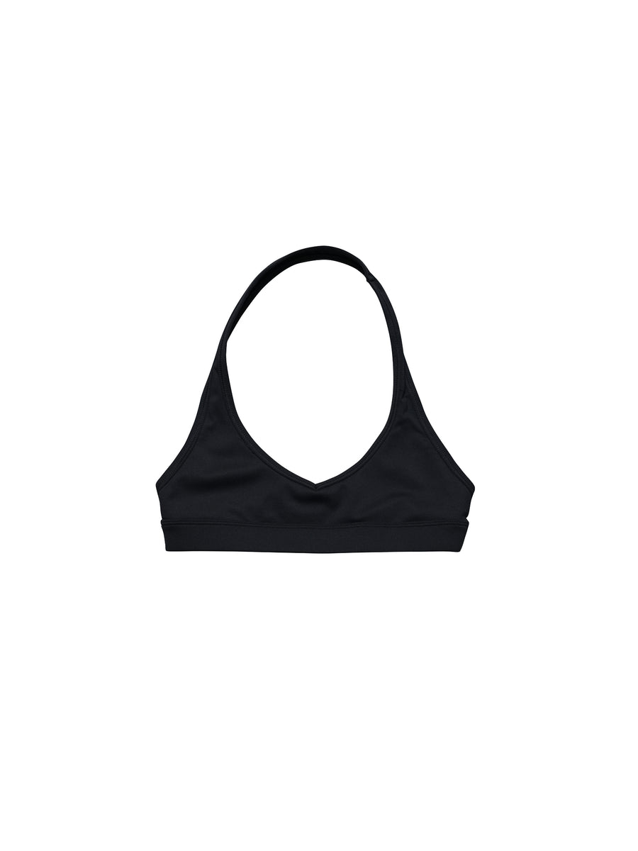 Obsidian Base Backless Halter Bra | SWT Active