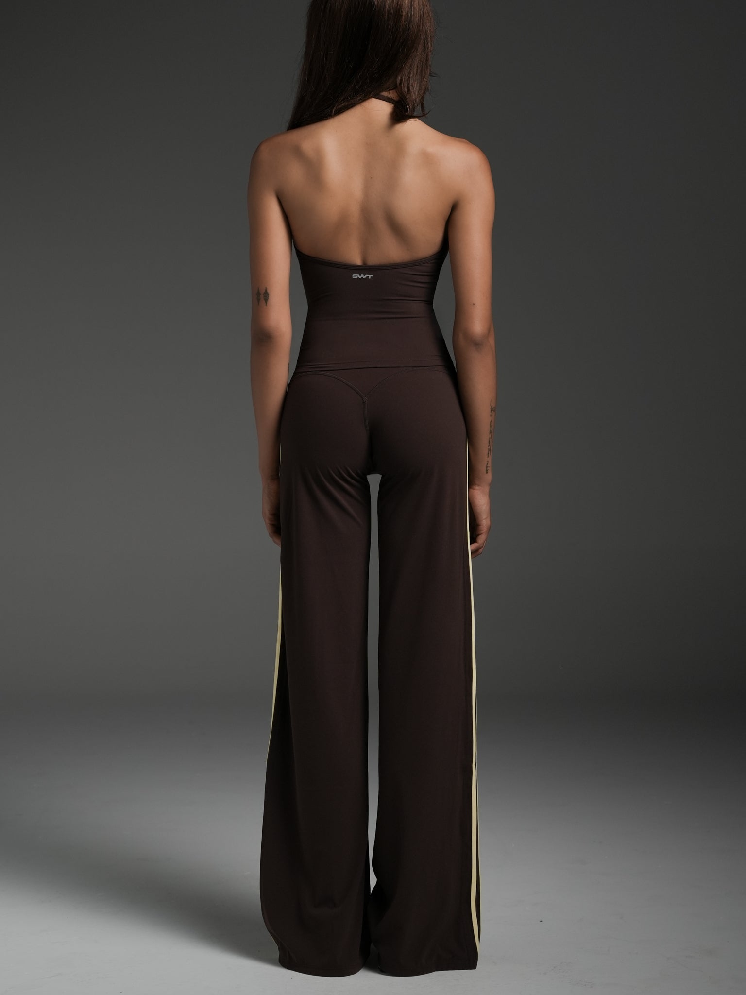 Chocolate FLX Halter Cami | SWT Active