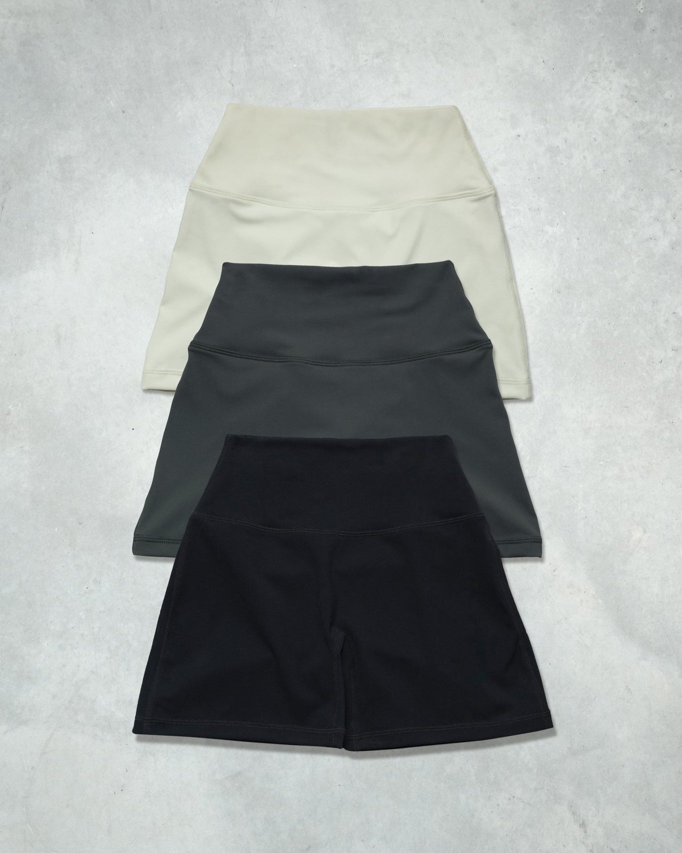 Evergreen Multi FLX Invisible Scrunch Shorts 4" 3-Pack | SWT Active