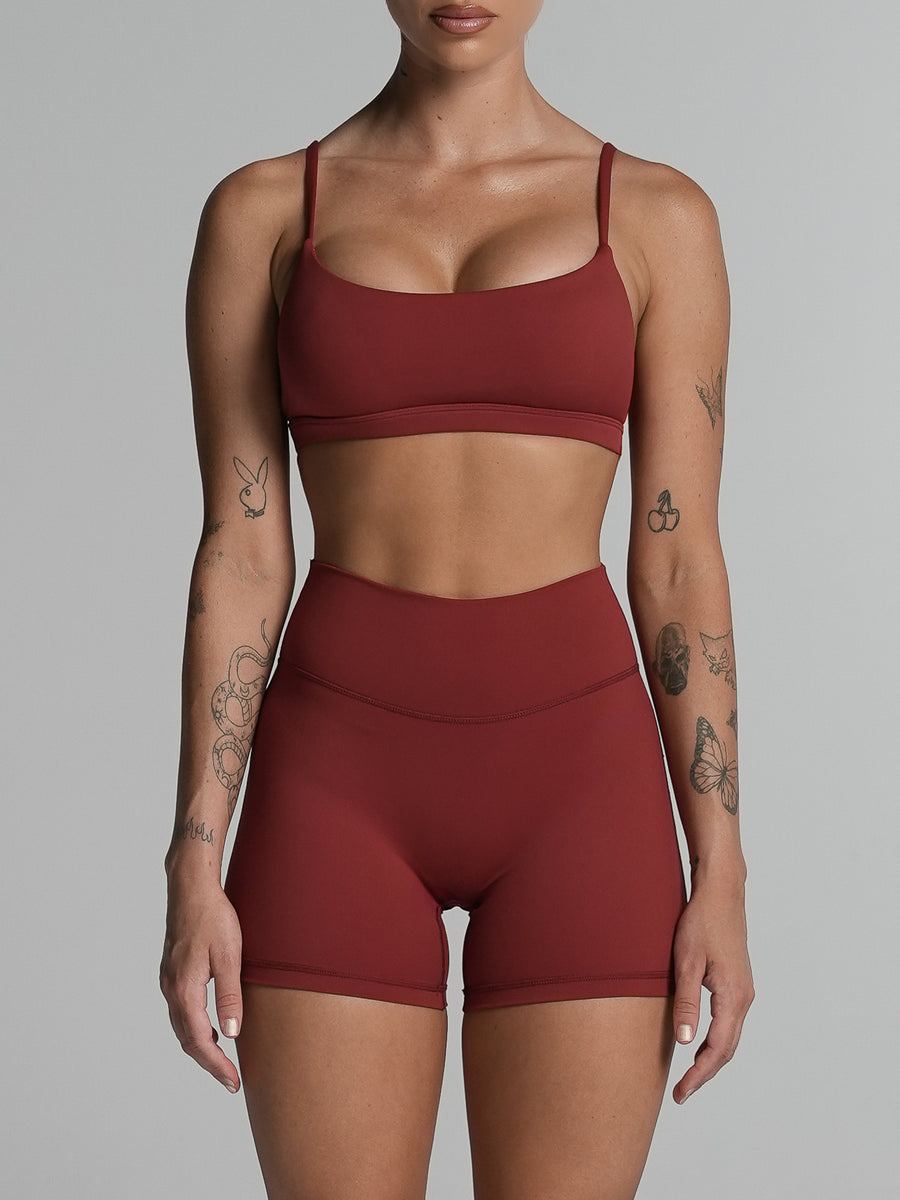 Cherry Base Scoop Bra | SWT Active